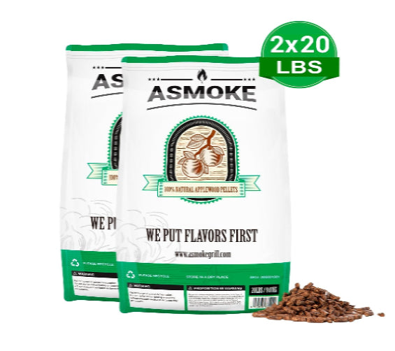 ASMOKE Essential Portable Wood Pellet Grill and Smart Smoker with Built ...